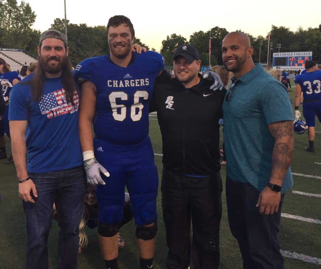 Hudsonville and Hillsdale Alum, Jake Bull, Prepares for the NFL ...